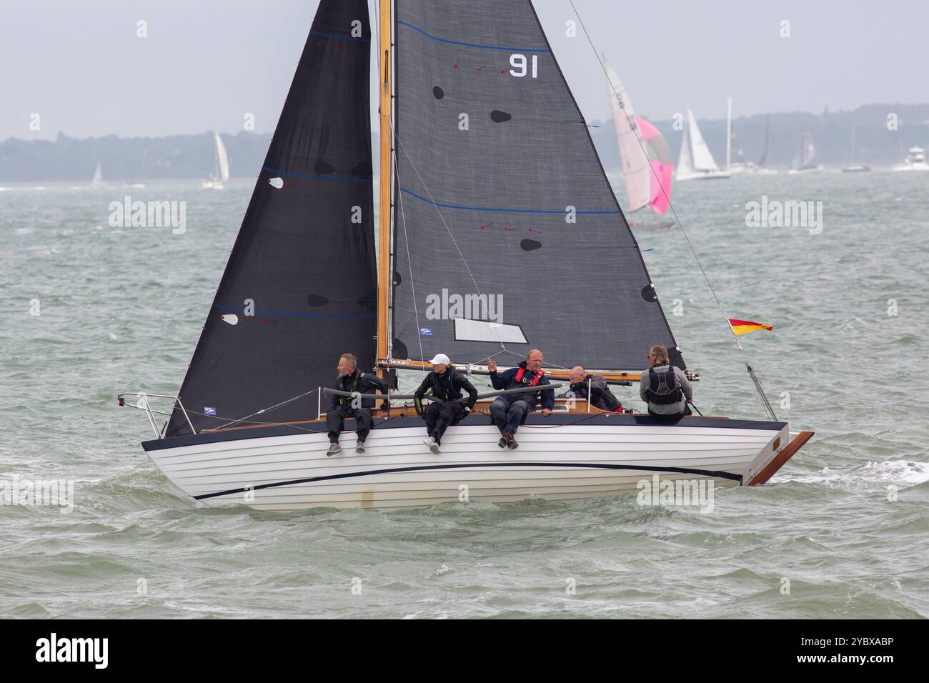 Cowes Week 2022 - IRC Class 7 yachts Stock Photo - Alamy