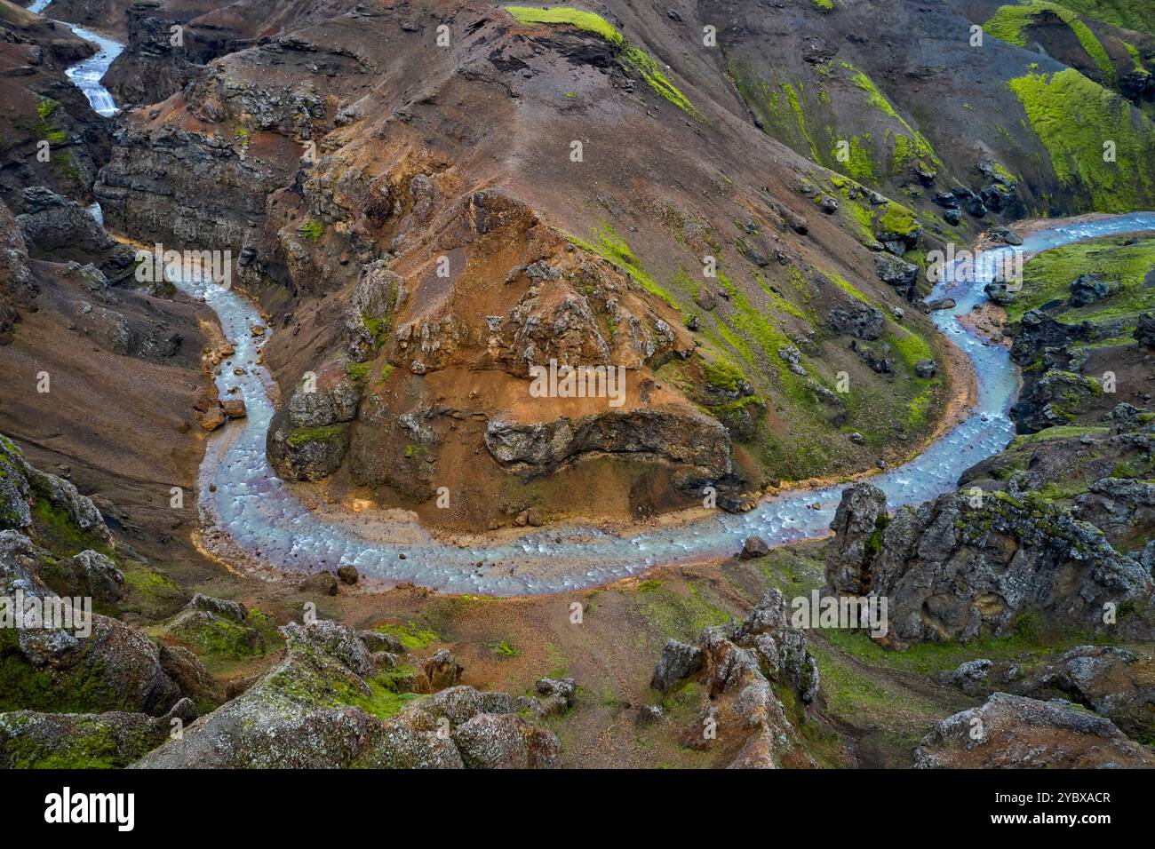 Aerial view kerlingarfjoll in iceland hi-res stock photography and ...