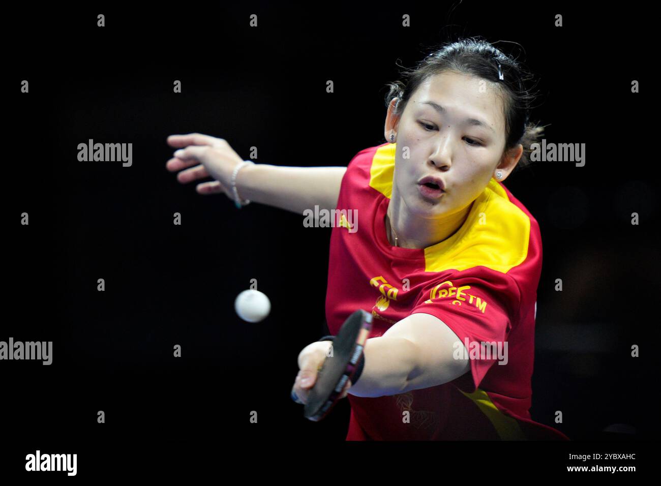 Linz, Austria. 20th Oct, 2024. LINZ, AUSTRIA - OCTOBER 20: Maria Xiao ...