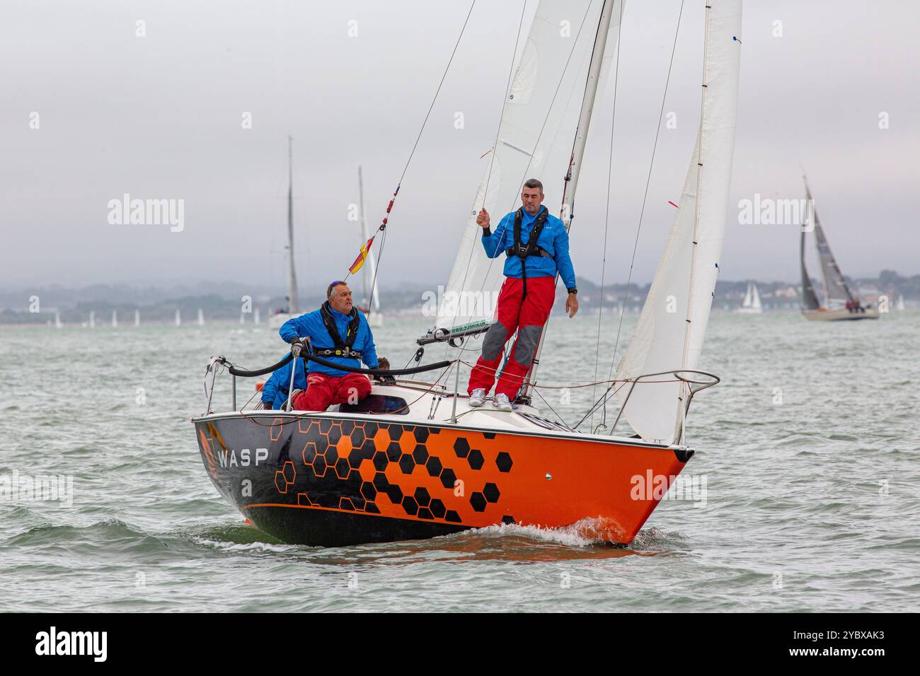 Cowes Week 2022 - IRC Class 7 yachts Stock Photo - Alamy