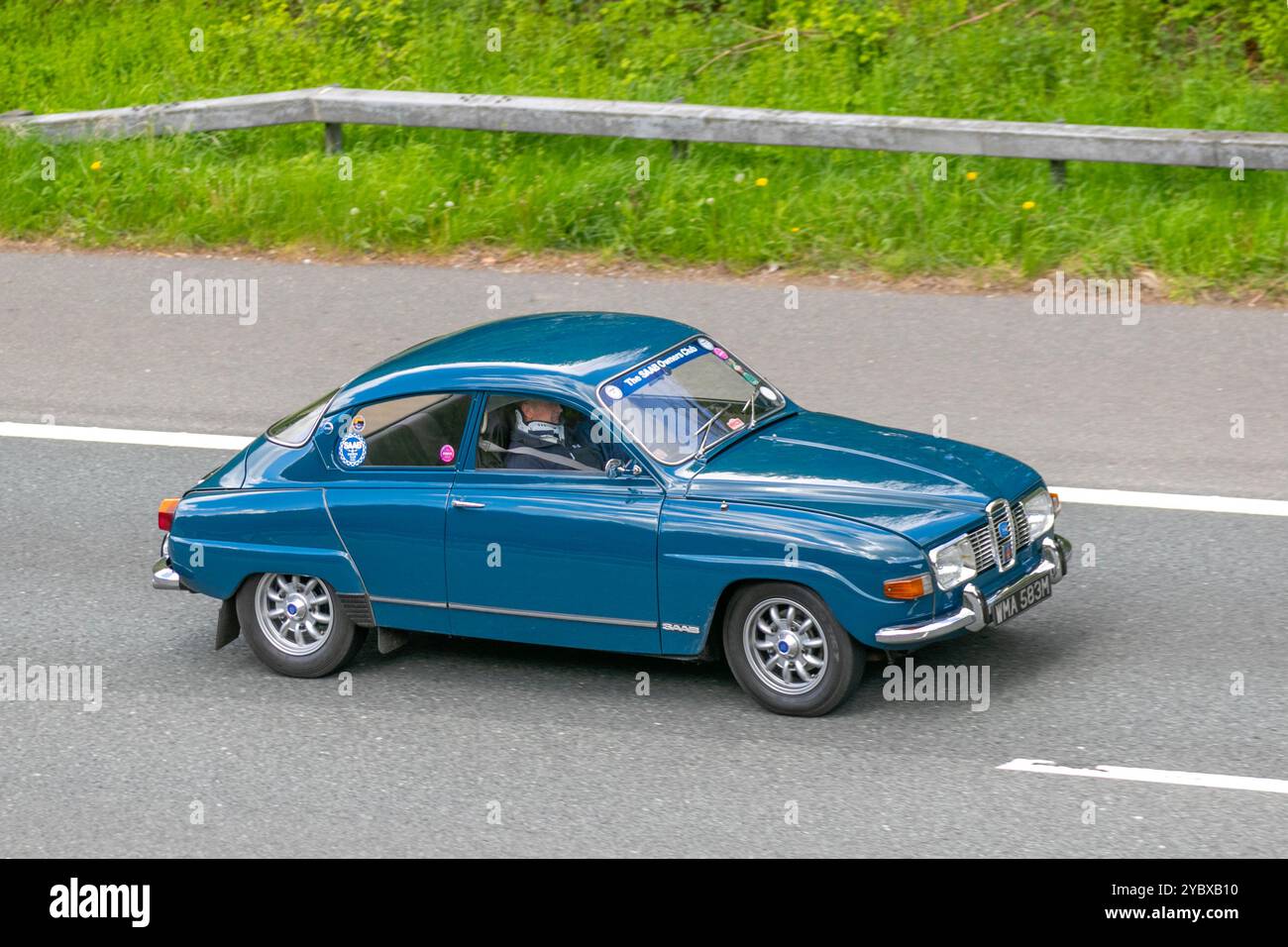 1973, 70s, Blue vintage classic Saab 96 V4 Car Petrol 1700 cc, Petrol ...