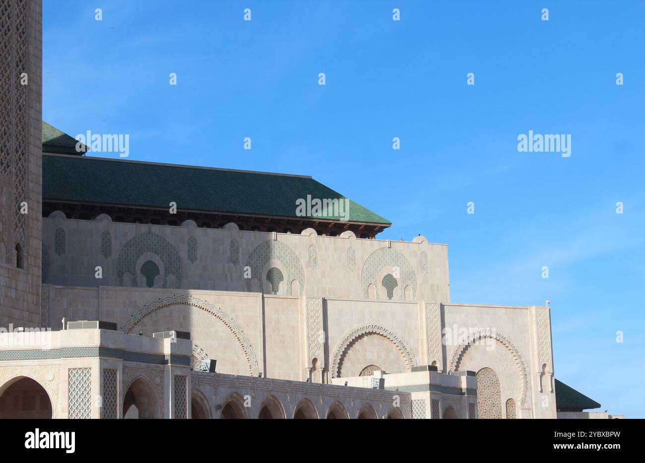 Mosque hassan ii facade hi-res stock photography and images - Alamy