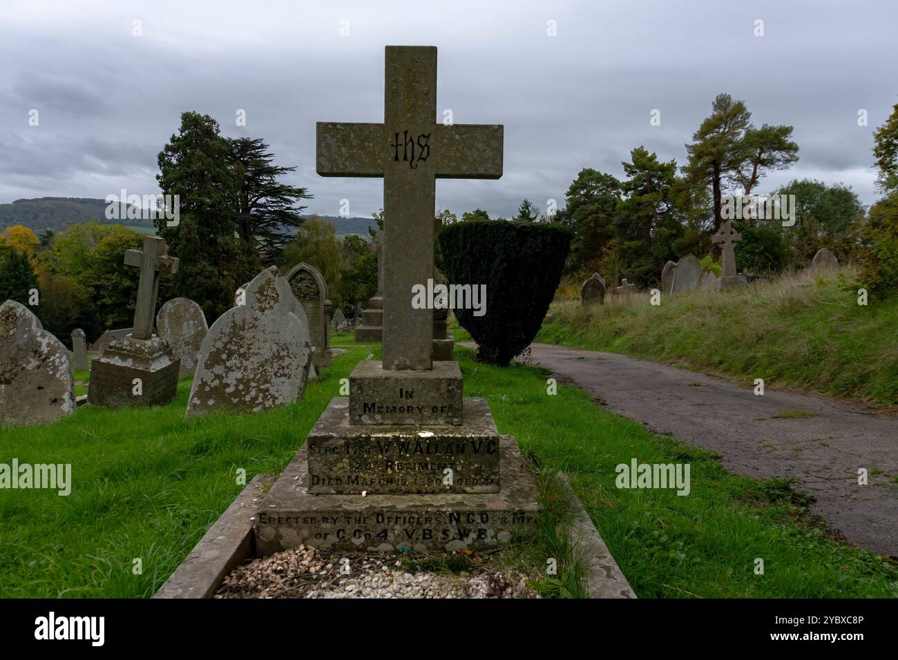 The grave of Corporal William Allen, who was awarded the Victoria Cross ...