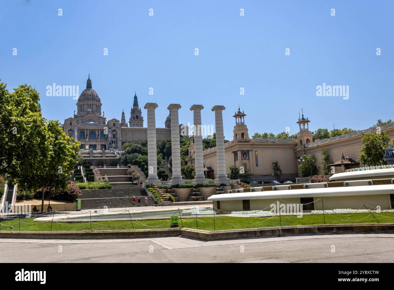 Barcelona national palace hi-res stock photography and images - Alamy