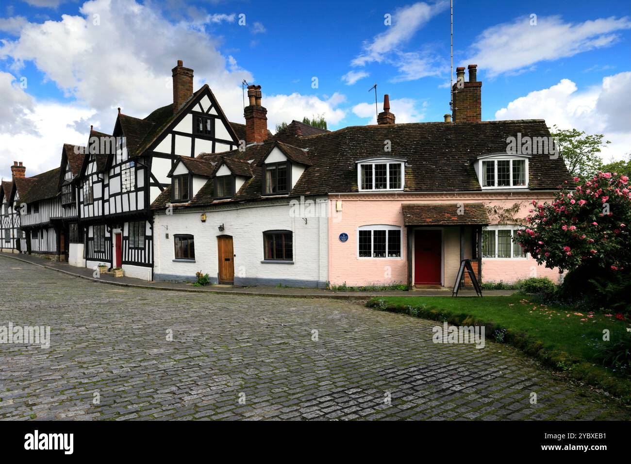 15th and 16th century buildings along Mill street, Warwick town ...