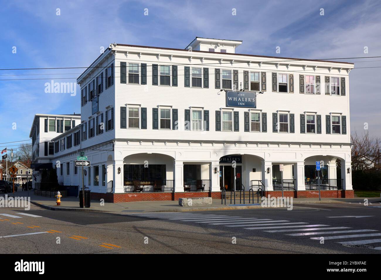The Whaler's Inn, 20 E Main St, Mystic, Connecticut. Storefront photo ...