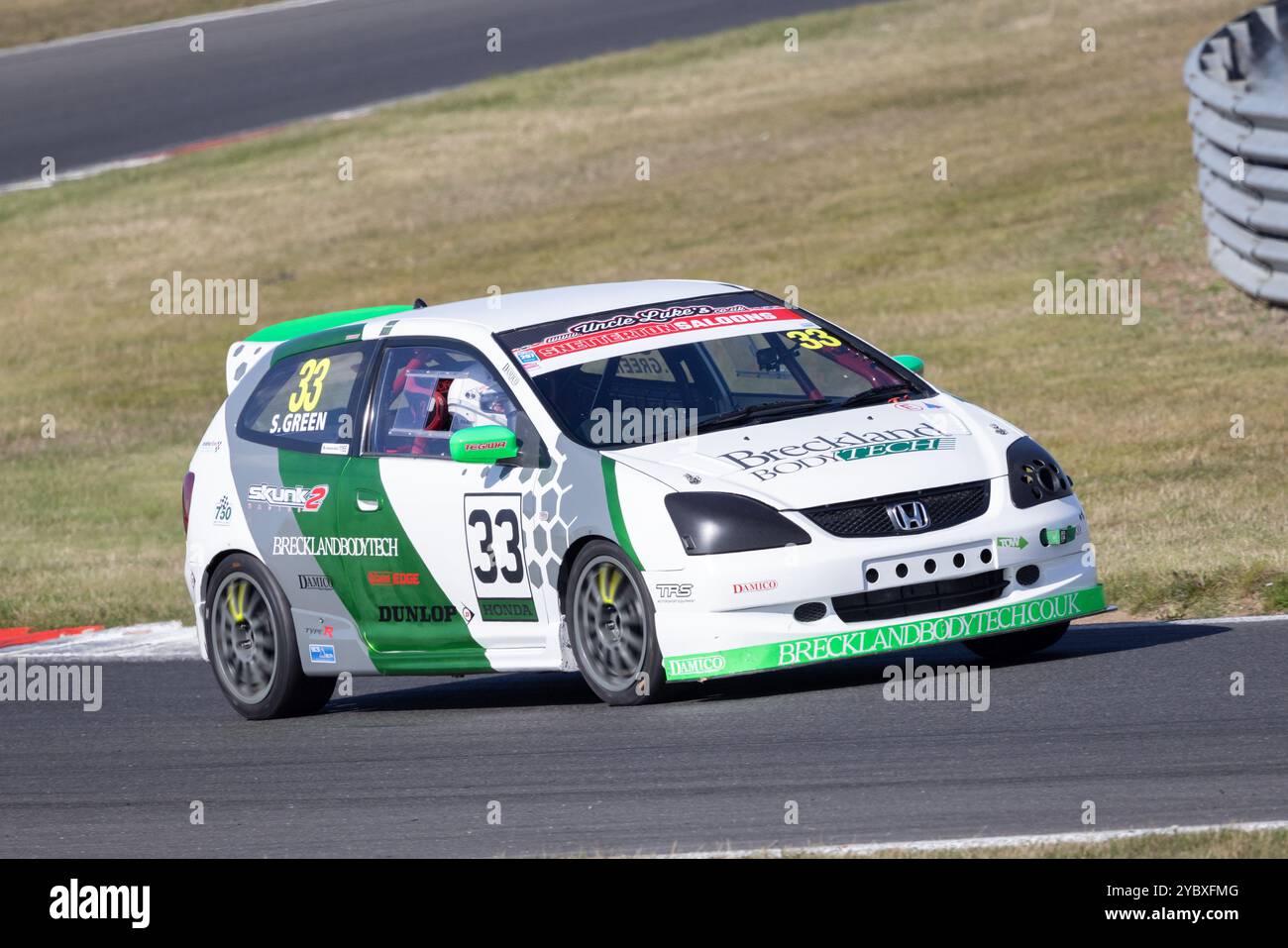 Shaun Green in his Honda Civic Type R during the 2024 Uncle Luke's ...