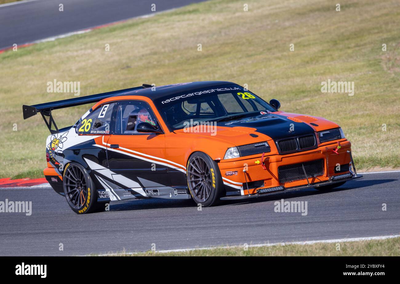 Bryan Bransom in his BMW M3 E46 during the 2024 Britcar Trophy ...