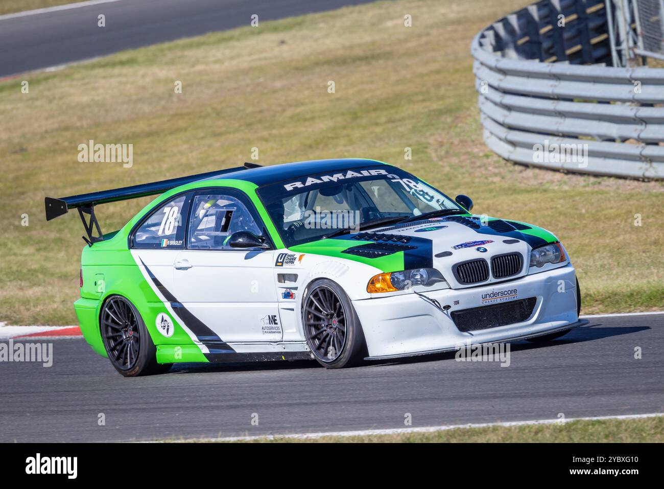 Ronon Bradley in his BMW E6 M3 during the 2024 Uncle Luke's Snetterton ...