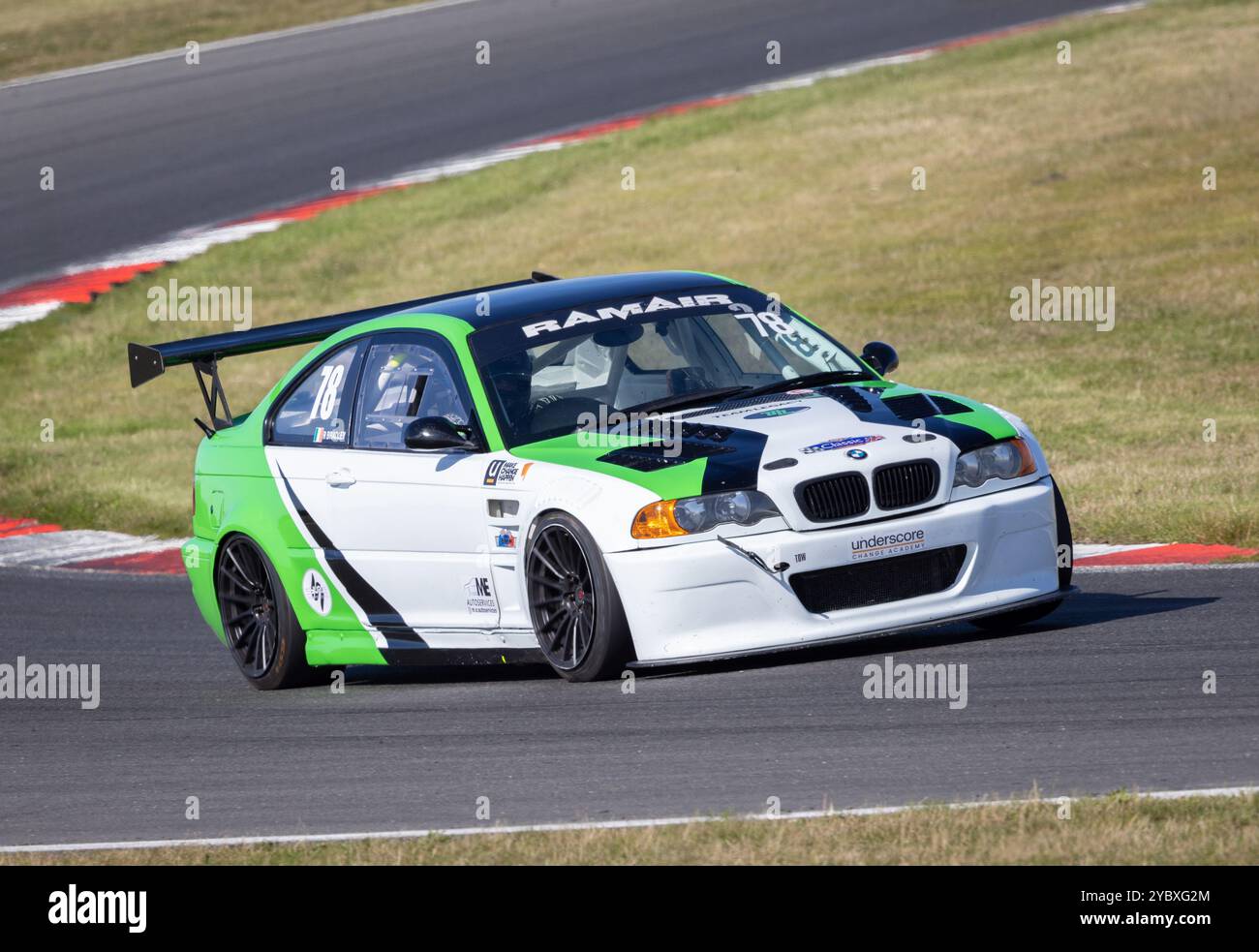 Ronon Bradley in his BMW E6 M3 during the 2024 Uncle Luke's Snetterton ...