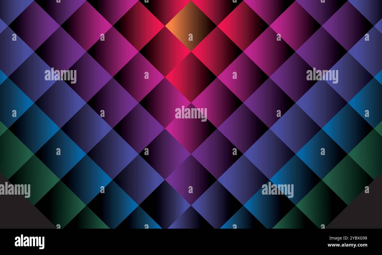 Geometric shapes in neon color Stock Vector Images - Alamy