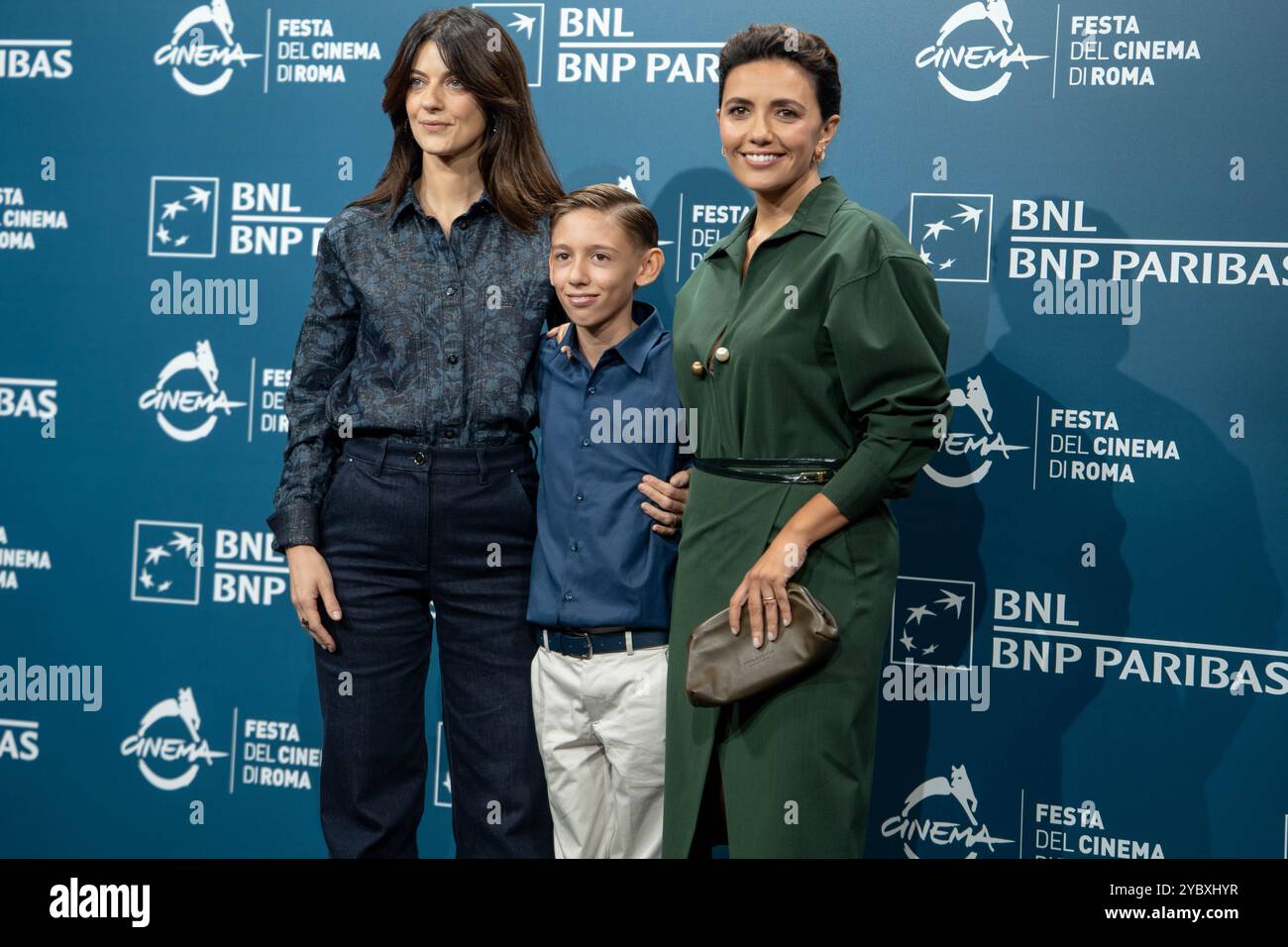 Barbara Ronchi, Christian Cervone, and Serena Rossi attend the ''Il ...