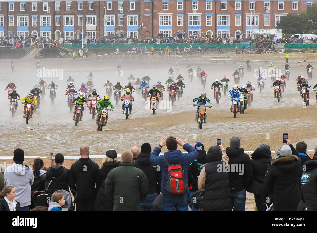 Weymouth, Dorset, UK. 20th October 2024. Over three hundred riders ...