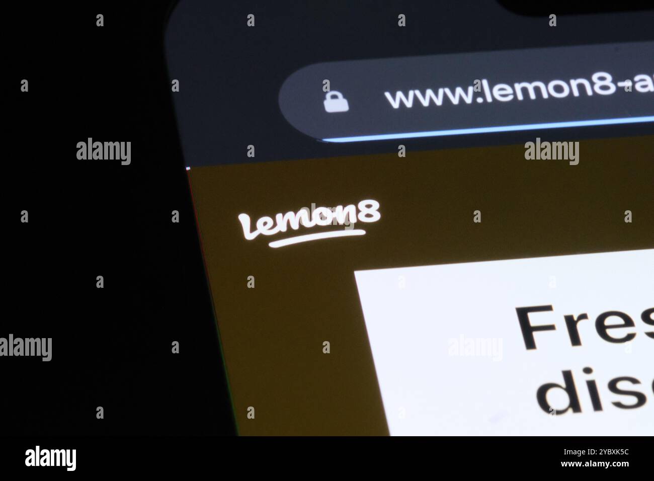 Shanghai,China-Oct.20th 2024: Lemon8 app logo on website Stock Photo - Alamy