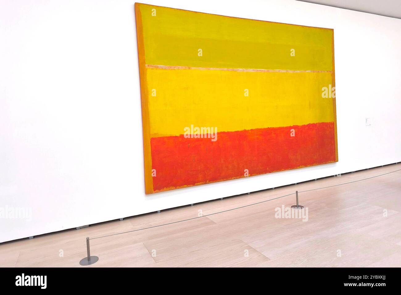 Bilbao 11.10.2024 Ein Wandgemälde des US - Künstlers Mark Rothko im ...