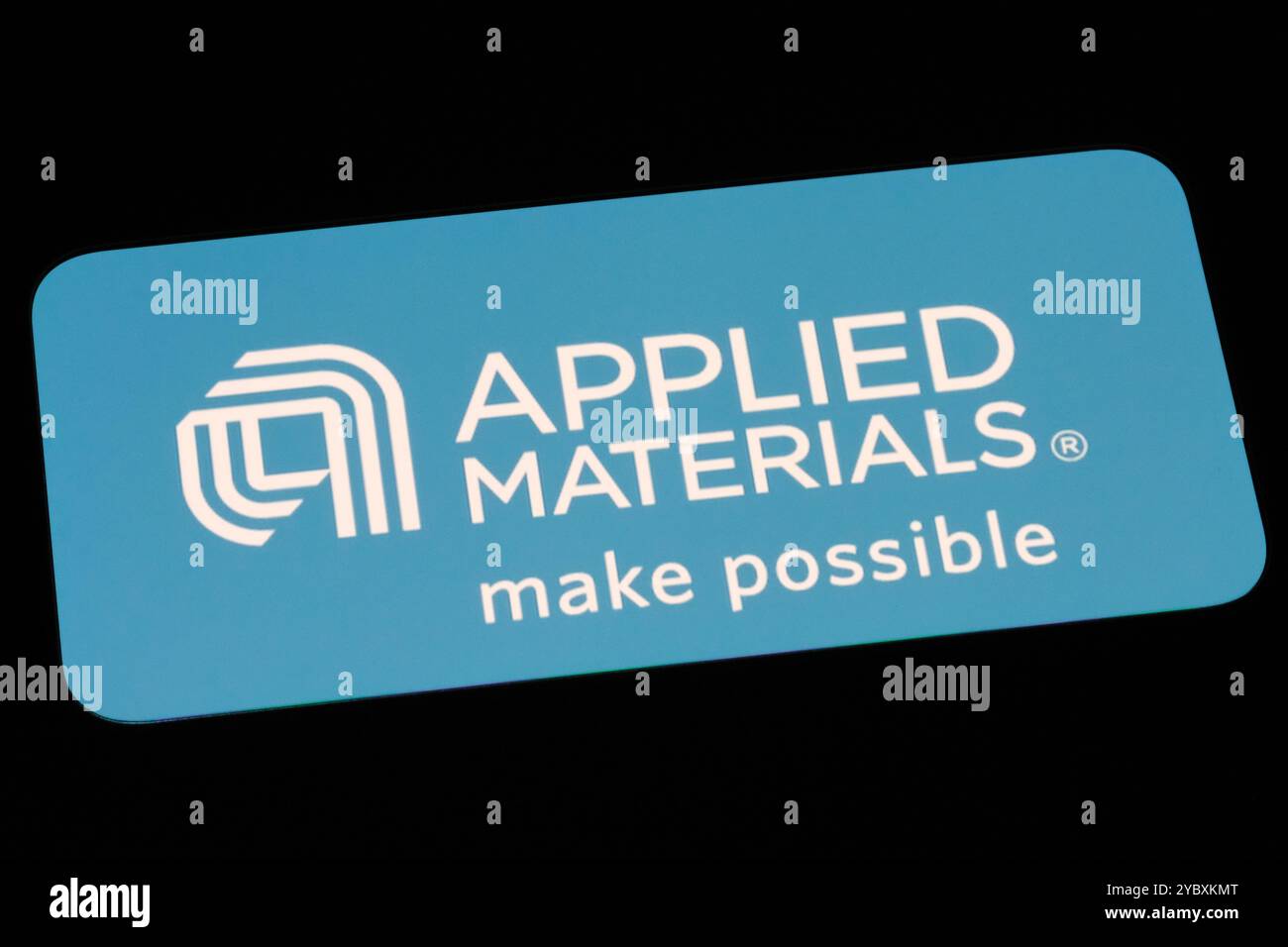 Shanghai,China-Oct.20th 2024:Applied Materials company brand logo on ...