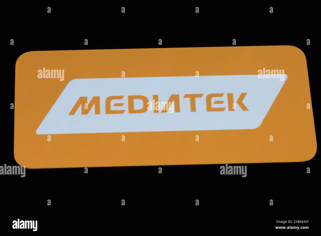 Shanghai,China-Oct.20th 2024: MediaTek company brand logo on phone screen Stock Photo - Alamy