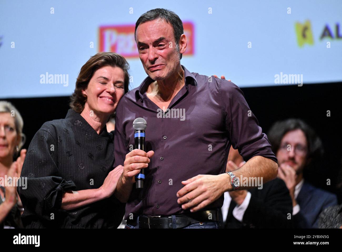 Lyon, France. 20th Oct, 2024. Irene Jacob, Anthony Delon attending the ...