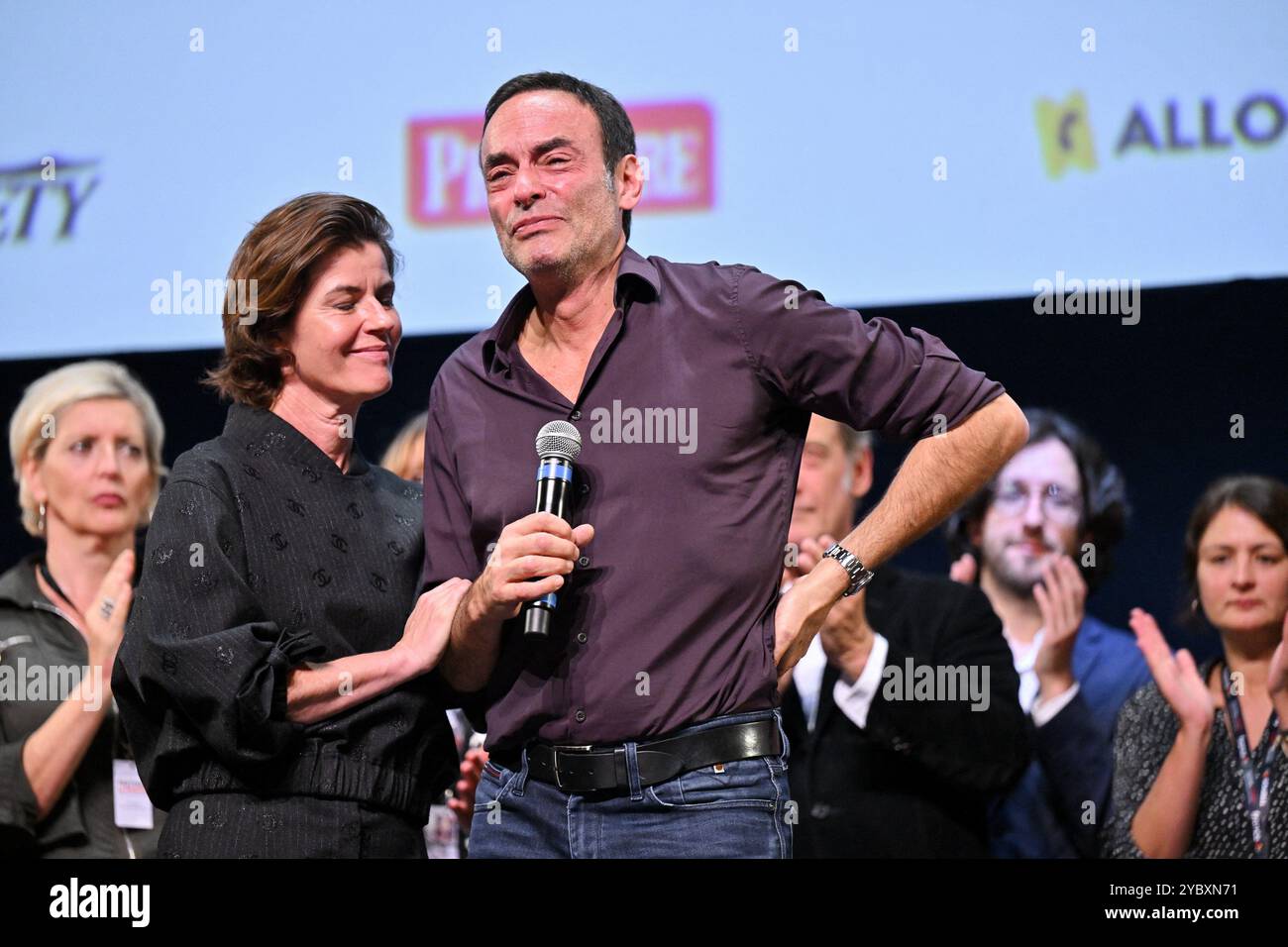 Lyon, France. 20th Oct, 2024. Irene Jacob, Anthony Delon attending the ...