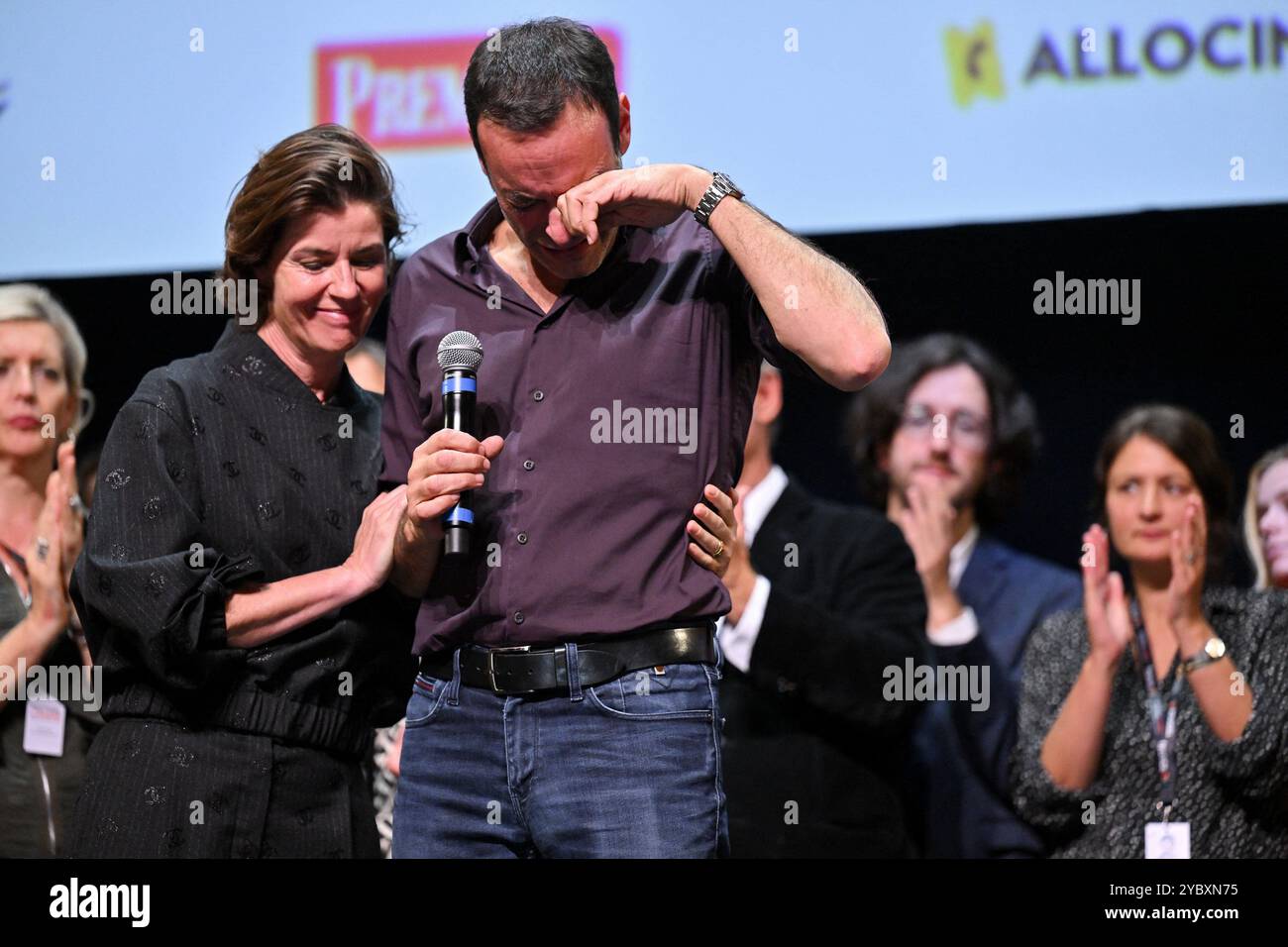 Lyon, France. 20th Oct, 2024. Irene Jacob, Anthony Delon attending the ...