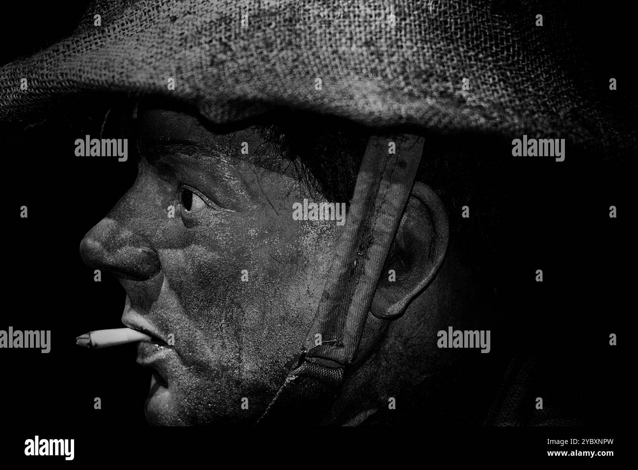 First World War display of a British Tommy, soldier, Newhaven Fort. East Sussex. England. UK ...