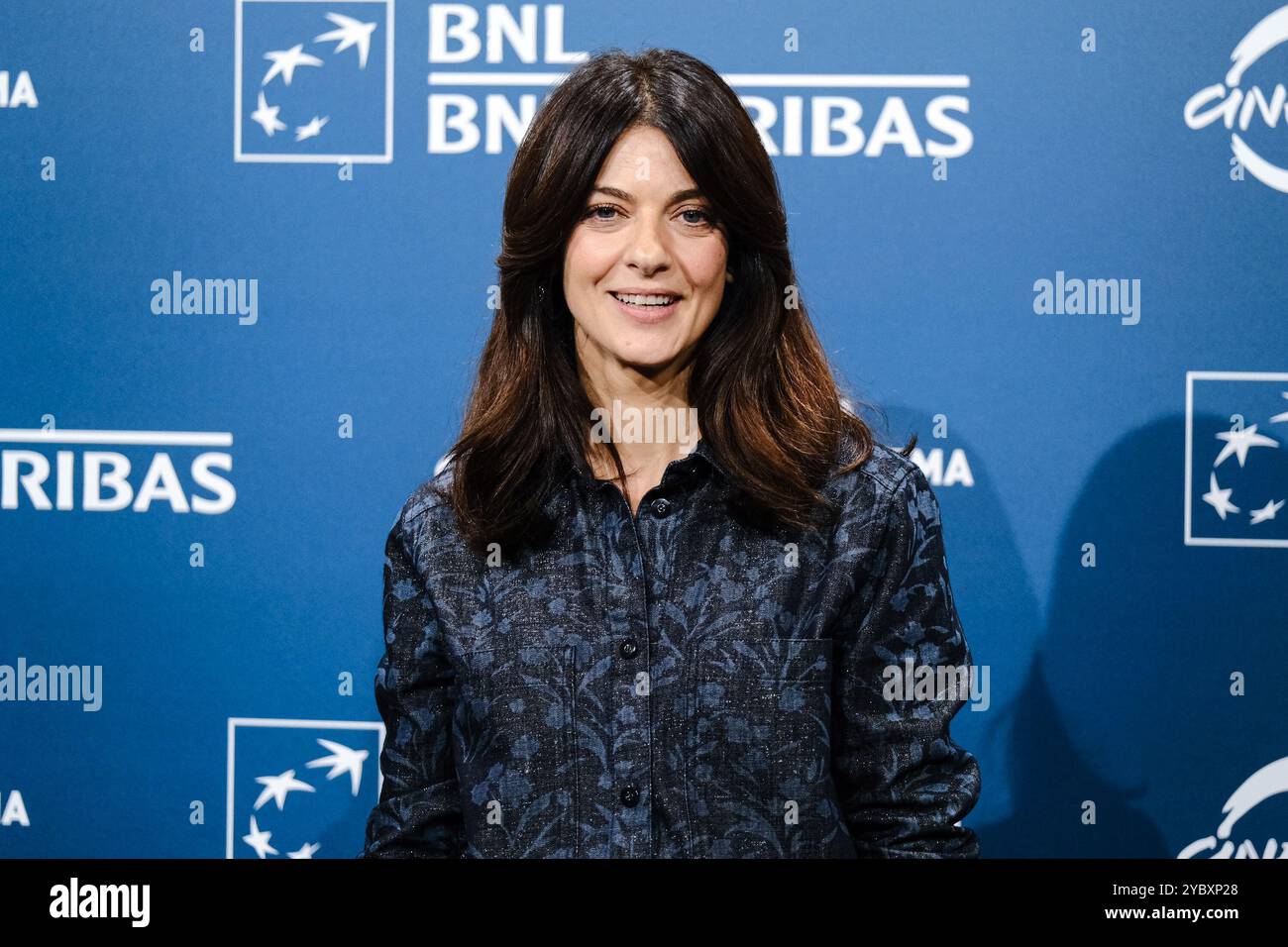 Barbara Ronchi attends the photocall of the movie “Il treno dei bambini ...