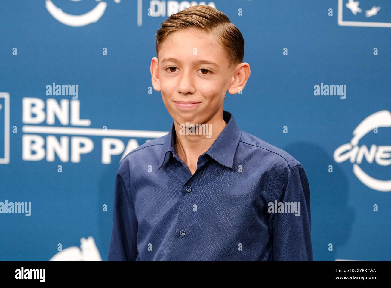 Christian Cervone attends the photocall of “Il treno dei bambini ...