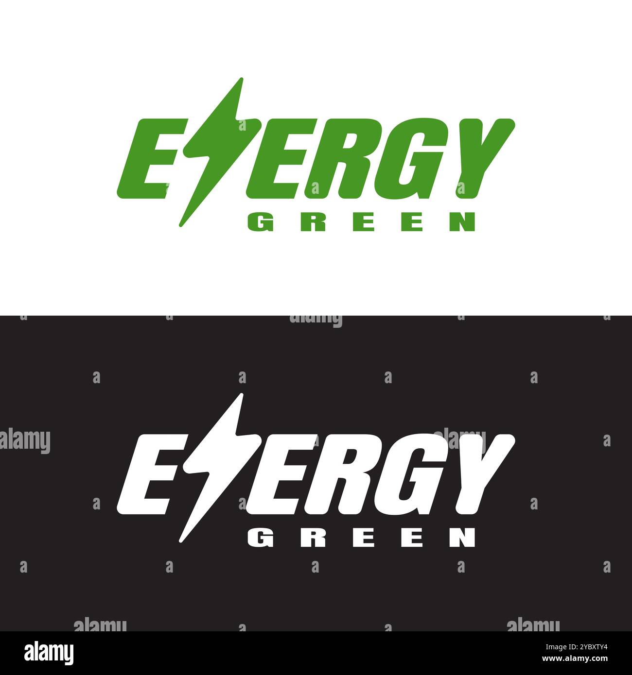 Vector Logo Design, logotype for Green Energy with letter N as bolt ...