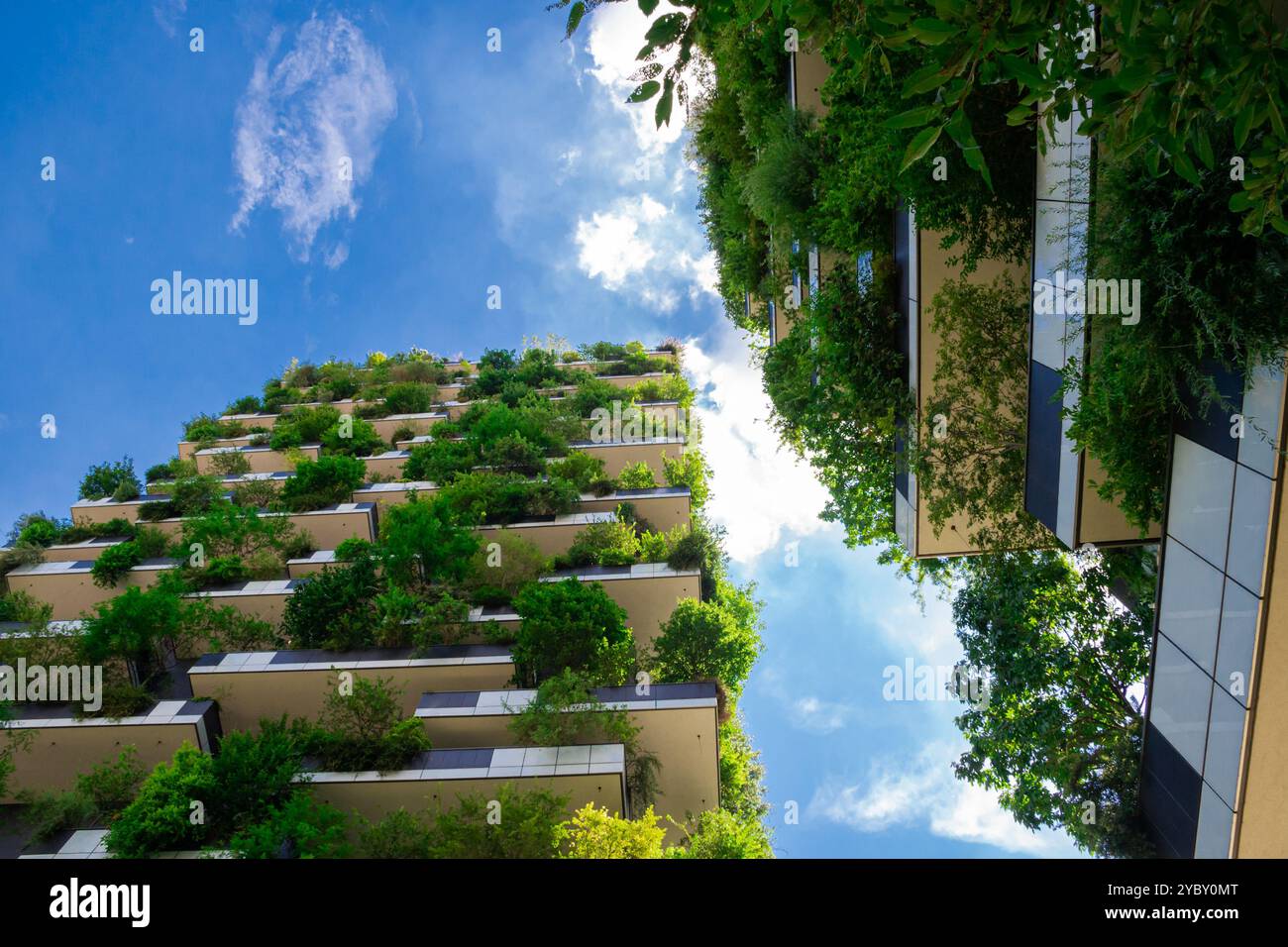 Bosco Verticale - Vertical Garden in Milan, Italy Stock Photo - Alamy