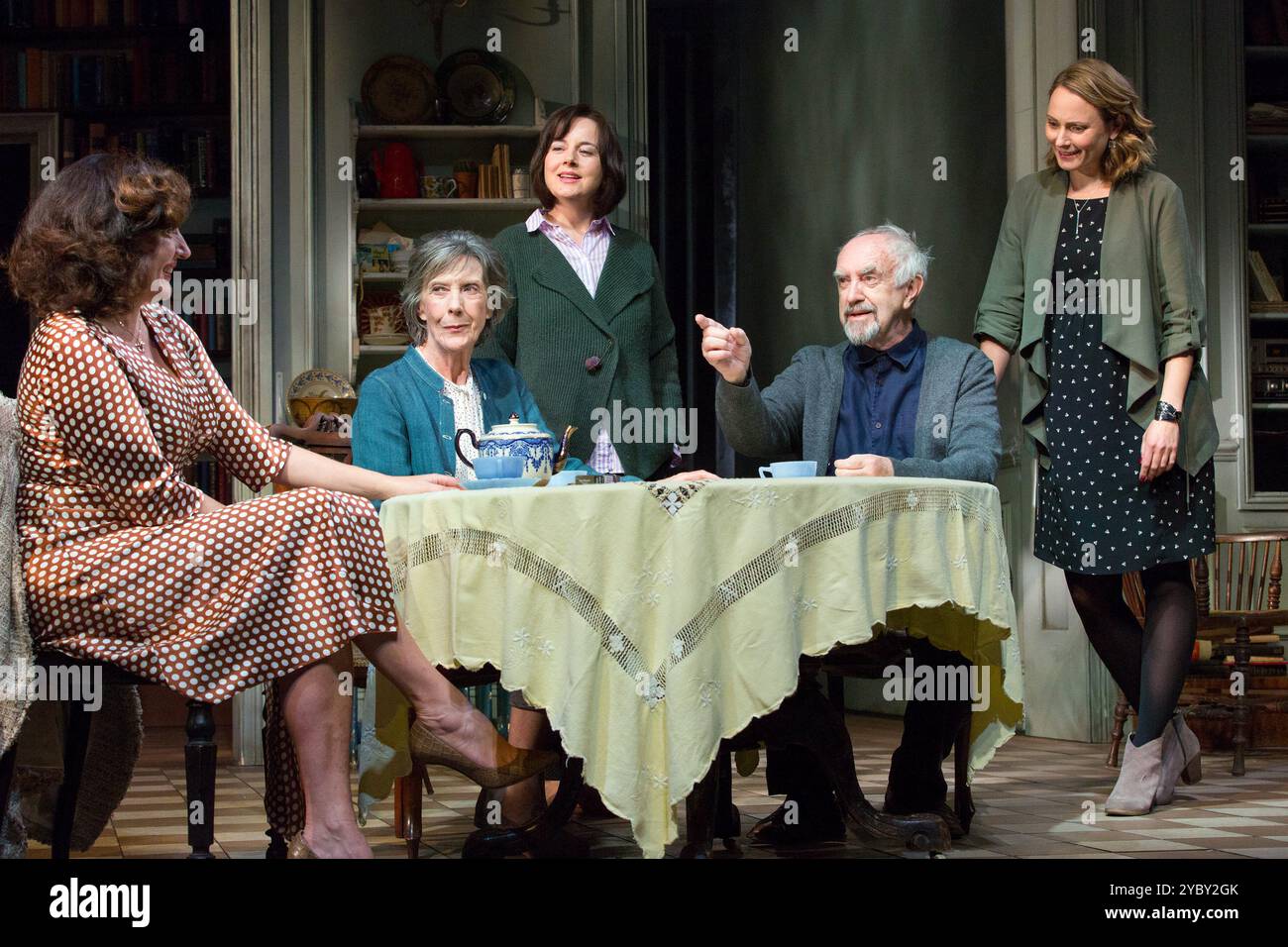 l-r: Lucy Cohu (The Woman), Eileen Atkins (Madeleine), Amanda Drew ...