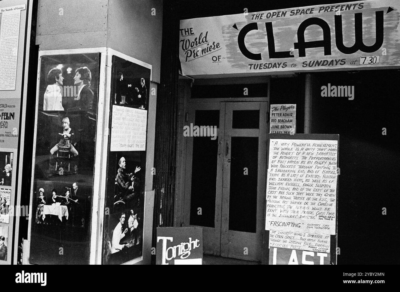 exterior of the Open Space Theatre, Tottenham Court Road, London NW1 01 ...