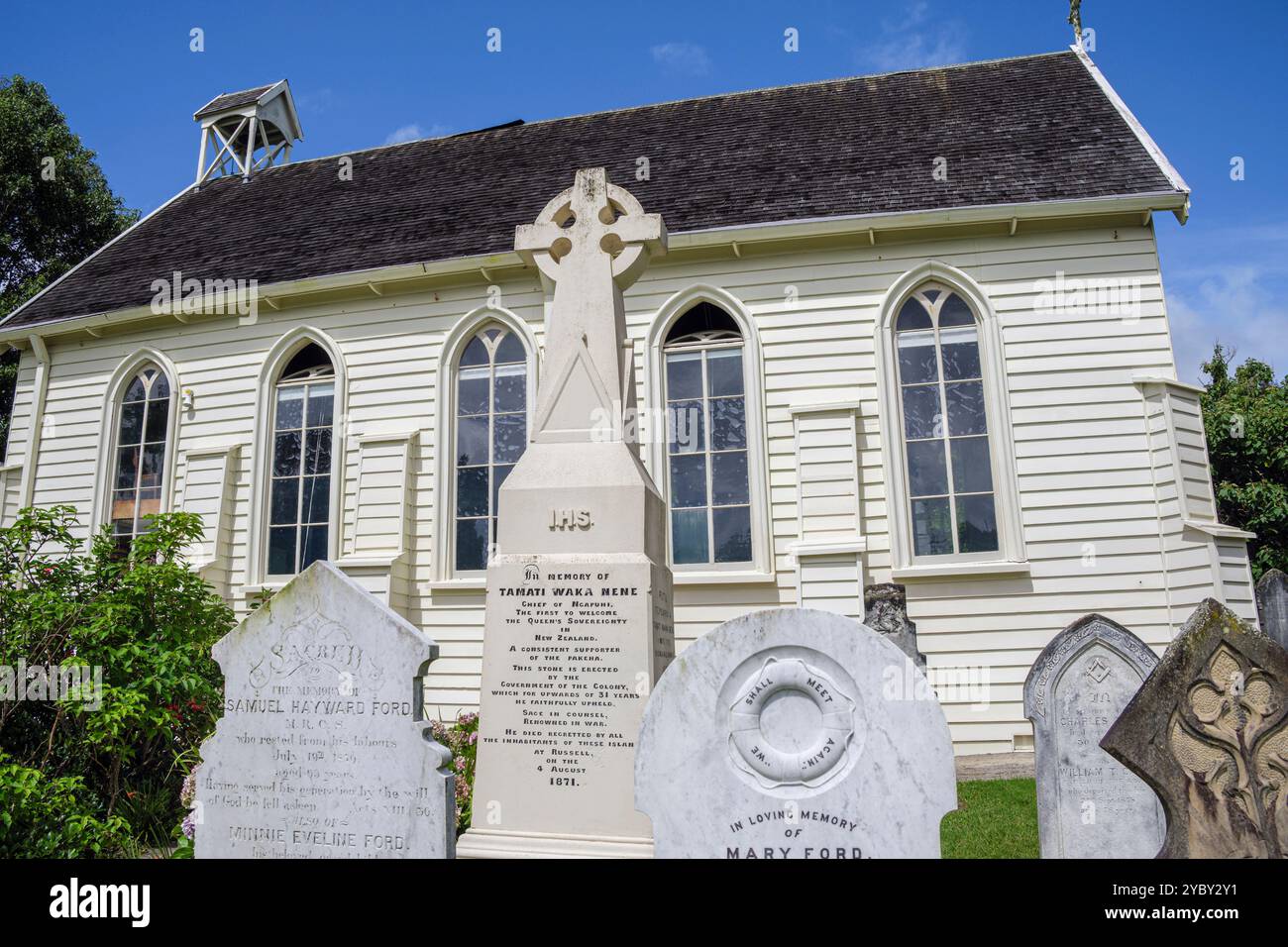 A memorial for the Maori leader Tamati Waka Nene at Christ Church ... A memorial for the Maori leader Tamati Waka Nene at Christ Church ...