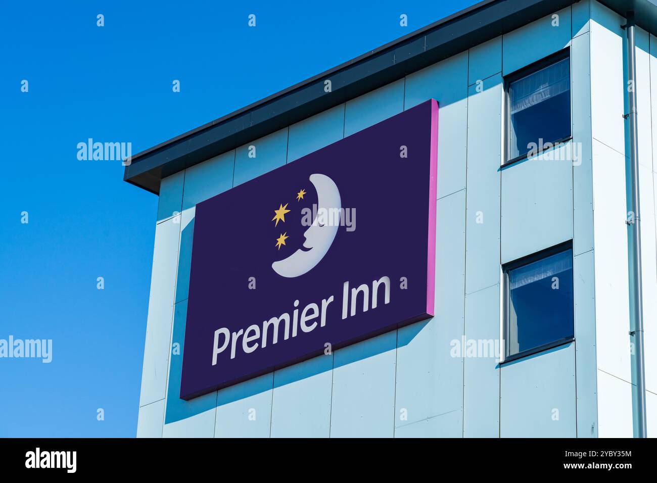 Great Yarmouth, UK – October 11 2024: External signage and logo of UK ...