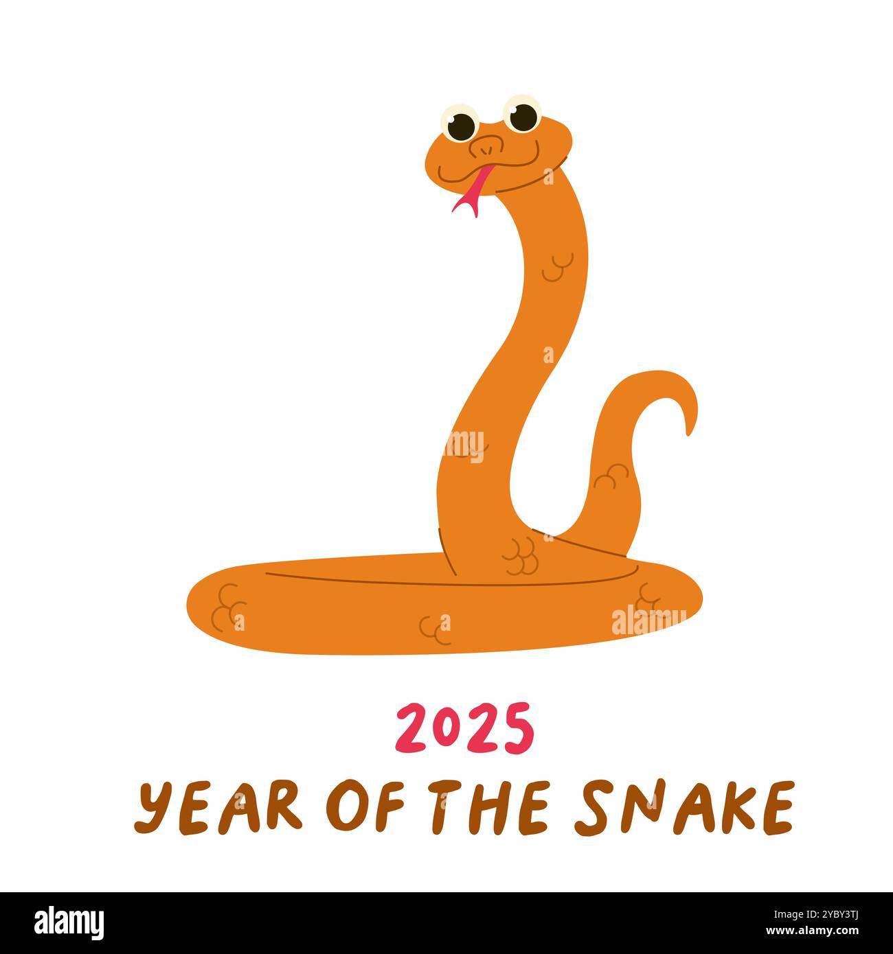 2025 calendar cute snake hi-res stock photography and images - Alamy