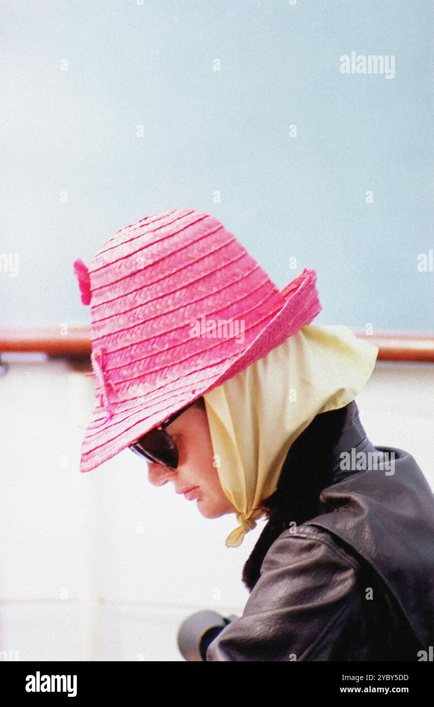Head and shoulders profile portrait of U.S. First Lady Jacqueline ...
