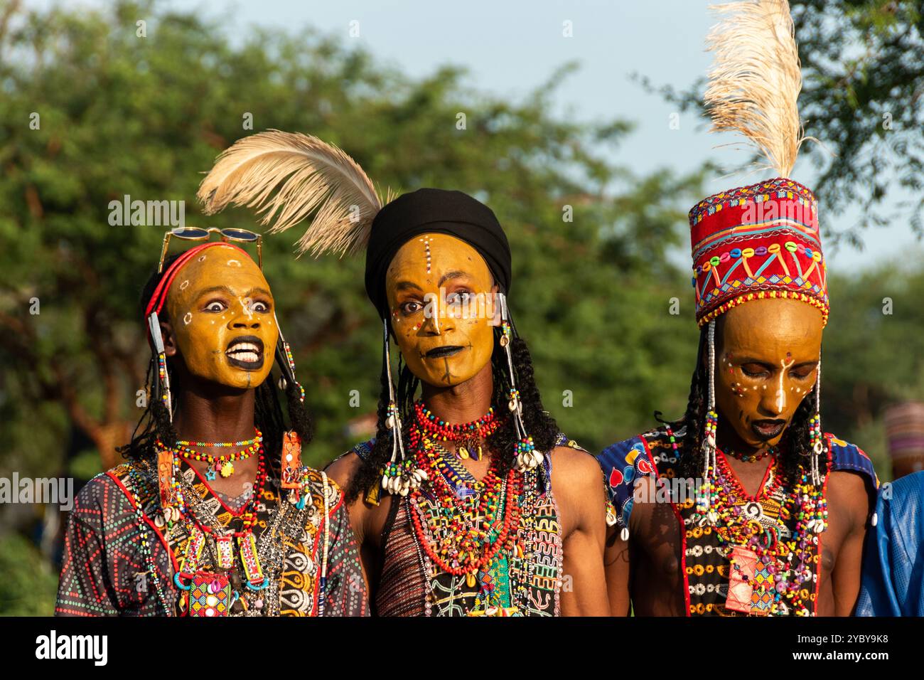 Gerewol of wodaabe tribe in Chad Stock Photo - Alamy
