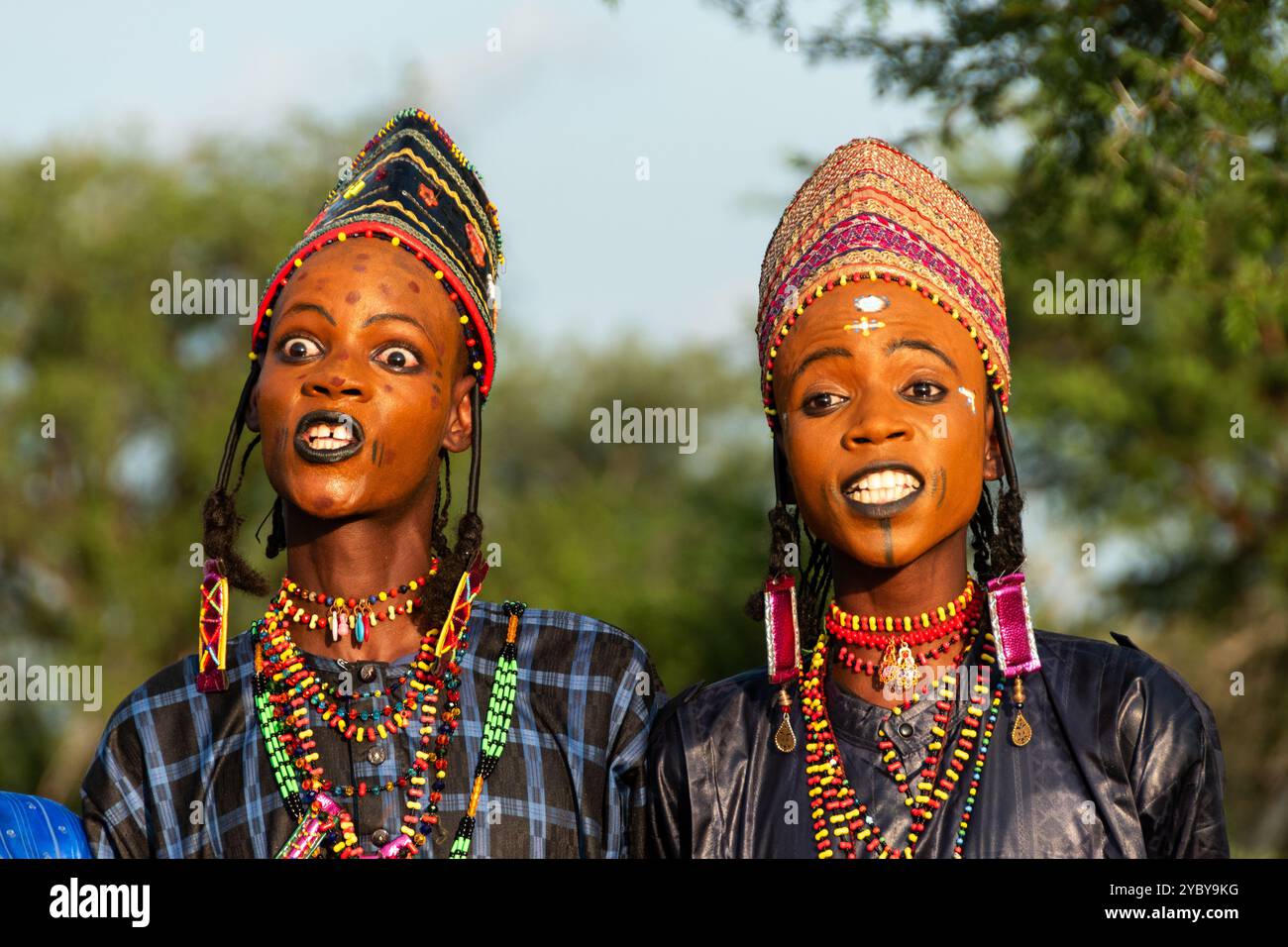 Gerewol of wodaabe tribe in Chad Stock Photo - Alamy