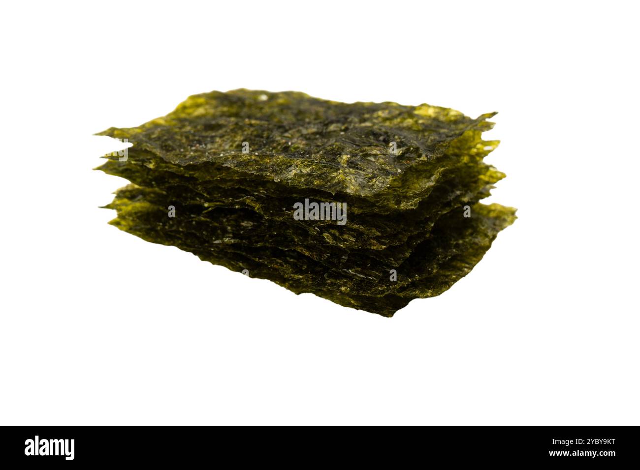 Tasty nori seaweed isolated on a white background Stock Photo - Alamy