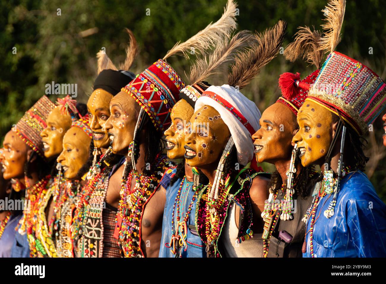 Gerewol of wodaabe tribe in Chad Stock Photo - Alamy