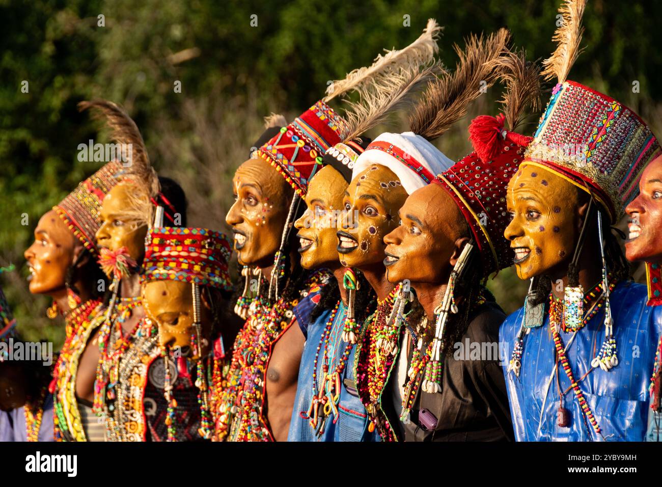 Gerewol of wodaabe tribe in Chad Stock Photo - Alamy