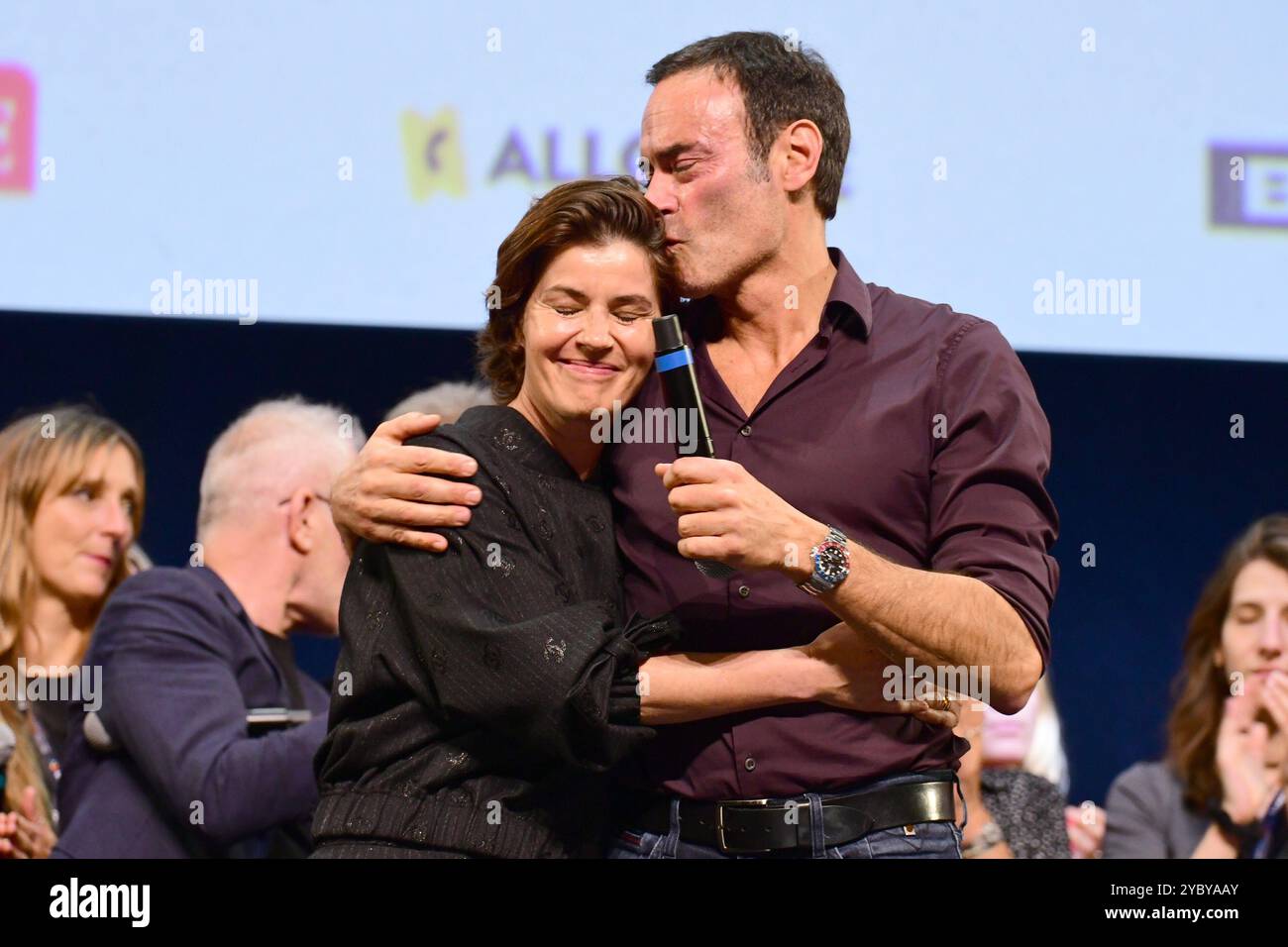 The first public tribute for the actor Alain Delon and Irene Jacob ...