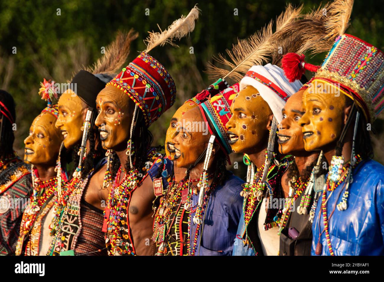 Gerewol of wodaabe tribe in Chad Stock Photo - Alamy