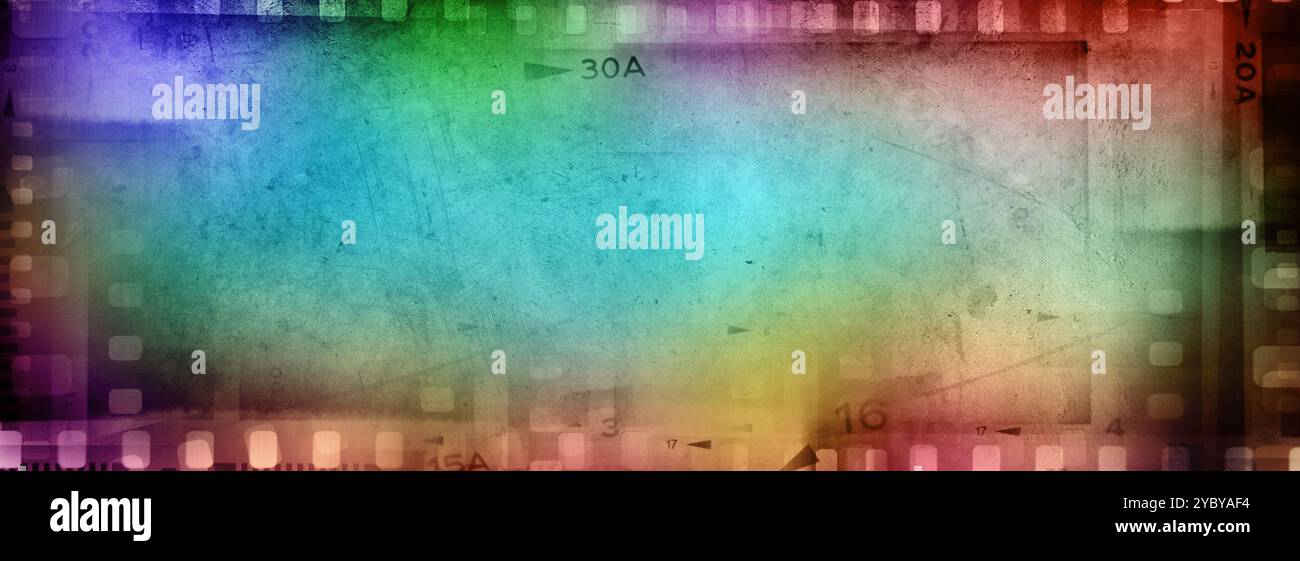 Colorful film negative frames background Stock Photo - Alamy