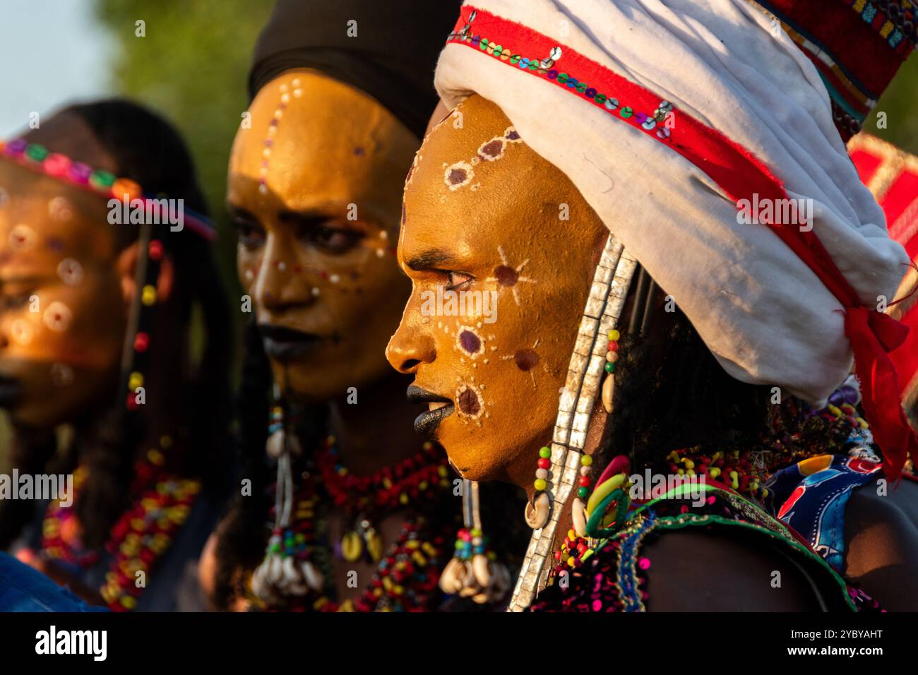 Gerewol of wodaabe tribe in Chad Stock Photo - Alamy