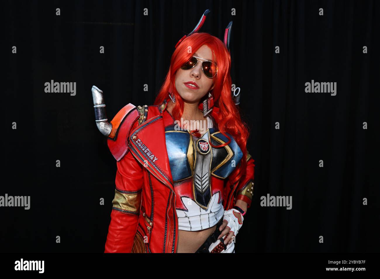 Cosplayer Abigail poses for a photo dressed as Causeway from ...