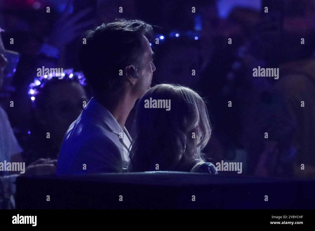 Moderator Florian Silbereisen GER mit Sängerin Michelle - ARD Live Show ...