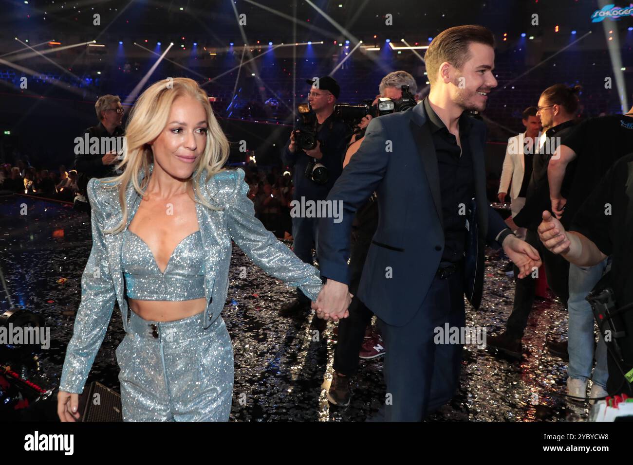 Sänger Eric Phillippi mit Sängerin und Freundin Michelle - ARD Live ...