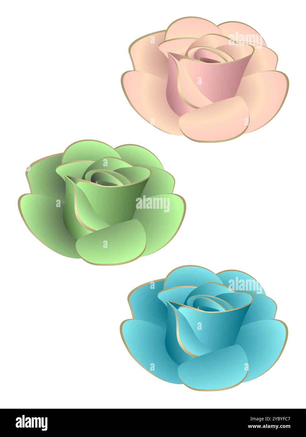 Orange roses background spring Stock Vector Images - Alamy