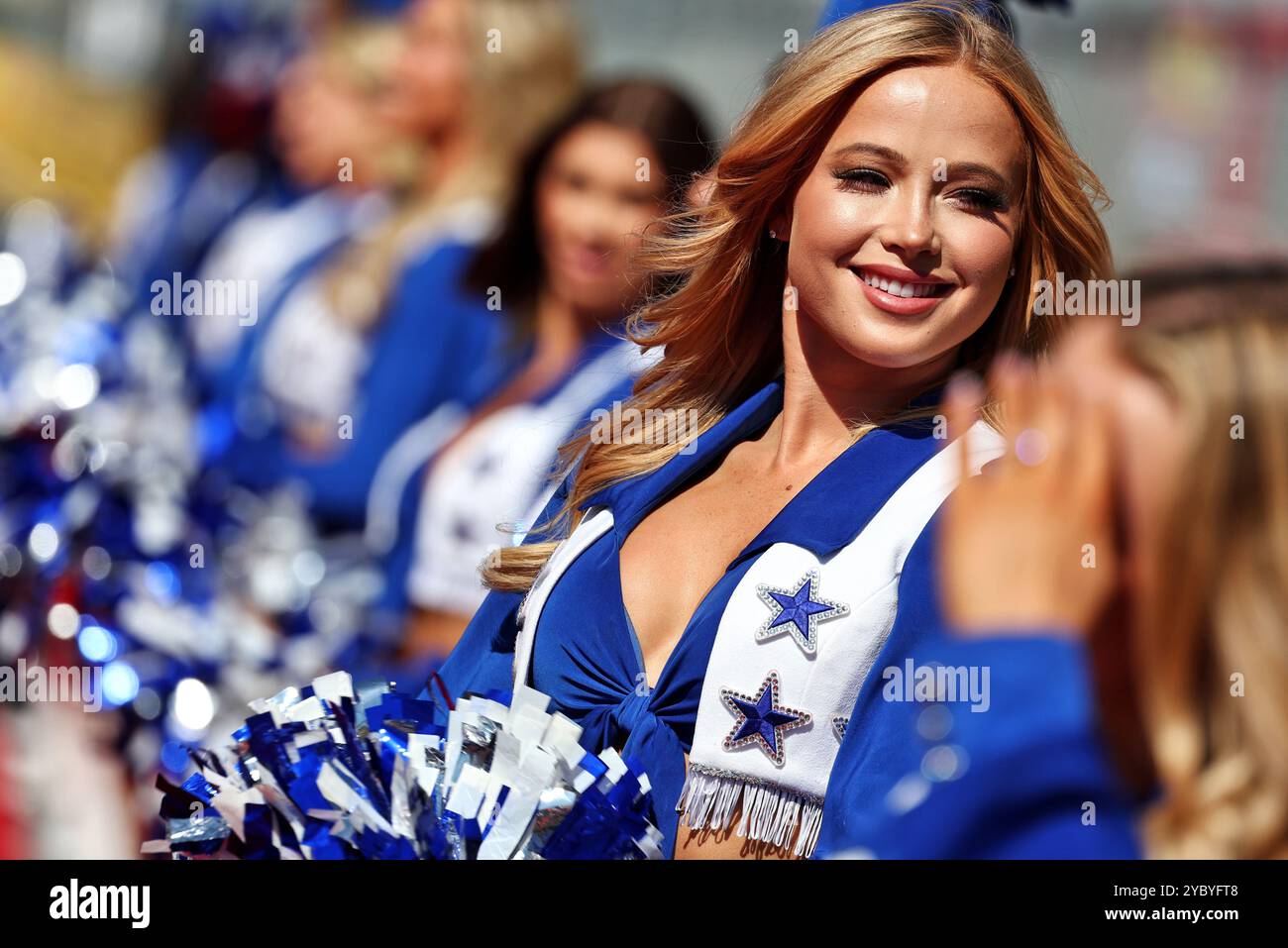 Austin, USA. 20th Oct, 2024. Circuit atmosphere - Dallas Cowboys Cheerleaders at the drivers ...