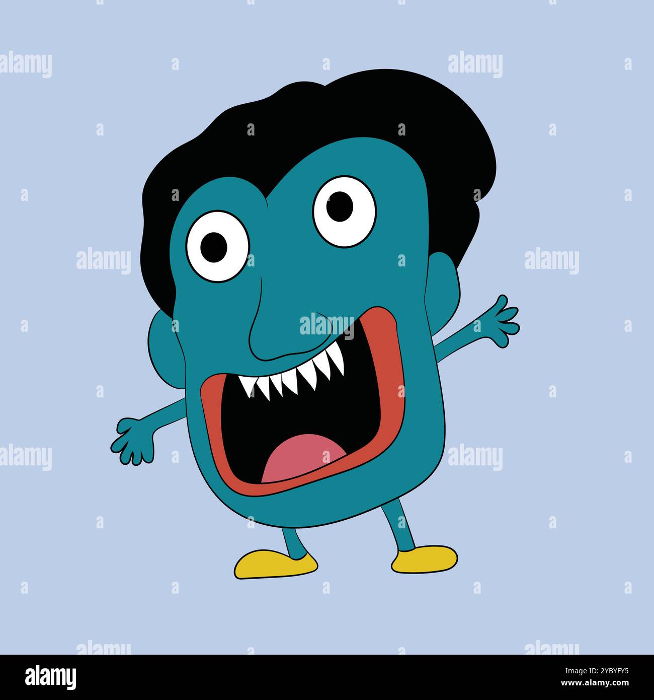 Face Cartoon Character Stock Vector Image & Art - Alamy